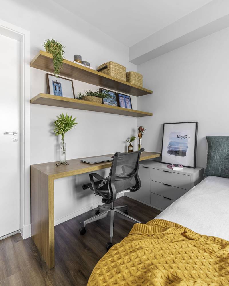 Criatividade na hora de montar um home office pequeno - Circuito Arq+Decor